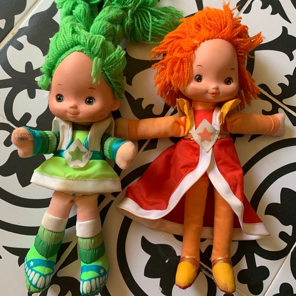 Toys | Vintage Rainbow Brite Dolls Lala Orange And Patty Ogreen | Poshmark